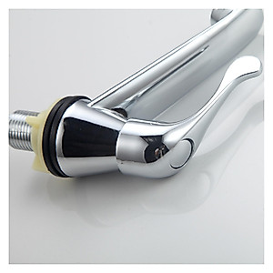 AISHANBAIHUODIAN 1PC Single Cold Water Tap Basin Mixer Home Kitchen Sink Faucet Home Garden Bath Bathroom Vanities Fit for Low High Pressure Systems