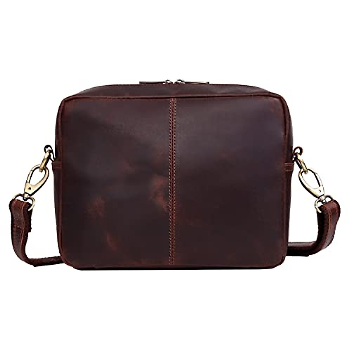 Leather Crossbody Bags for Women, Leather Shoulder Bag, Leather purse Cross Body Bag Full Grain Leather with Adjustable Strap (brown)