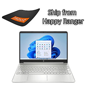 HP 2022 Newest 15.6" Micro-Edge Touch-Screen Laptop - Intel Core i5-1135G7, Iris Xe Graphics, Long Battery Life, Full-Size Keyboard, Silver, Win 11s, w/Mouse Pad (16GB RAM | 1TB PCIe SSD)
