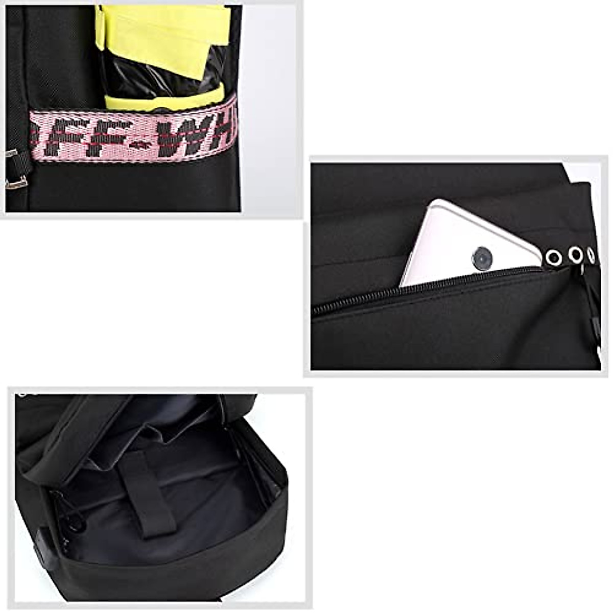 Anya Forger Backpack Cosplay Yor Forger Backpack Kawaii Backpack Schoolbag With Ribbon For Girls