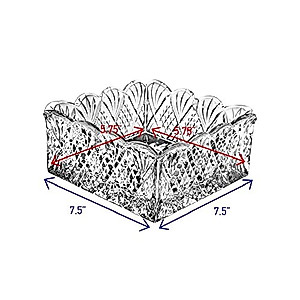 Godinger Dublin Napkin Holder,Transparent 7-1/2 by 4-1/2 by 7-1/2 inches