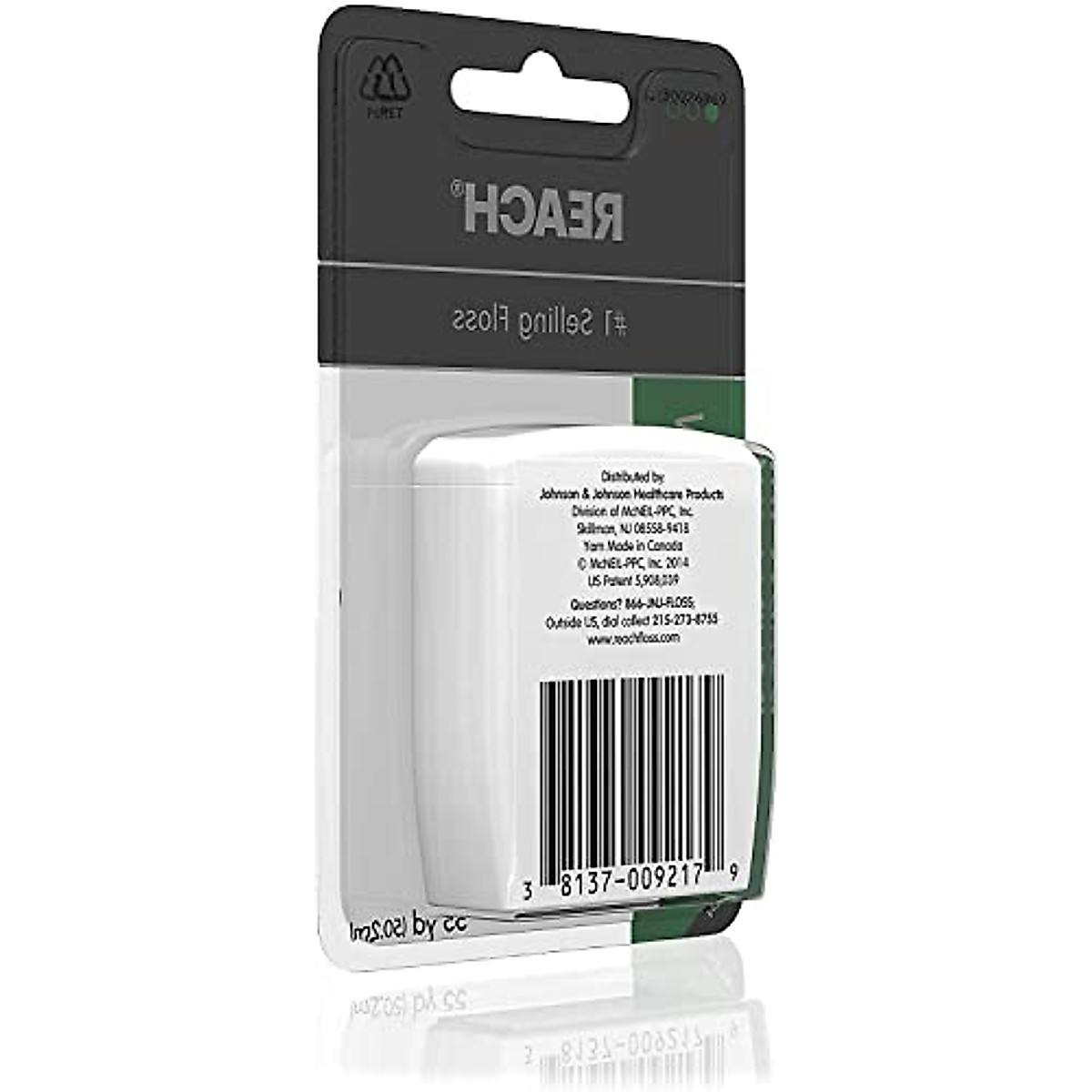 Reach Mint Waxed Dental Floss 55 Yd (Pack of 5)