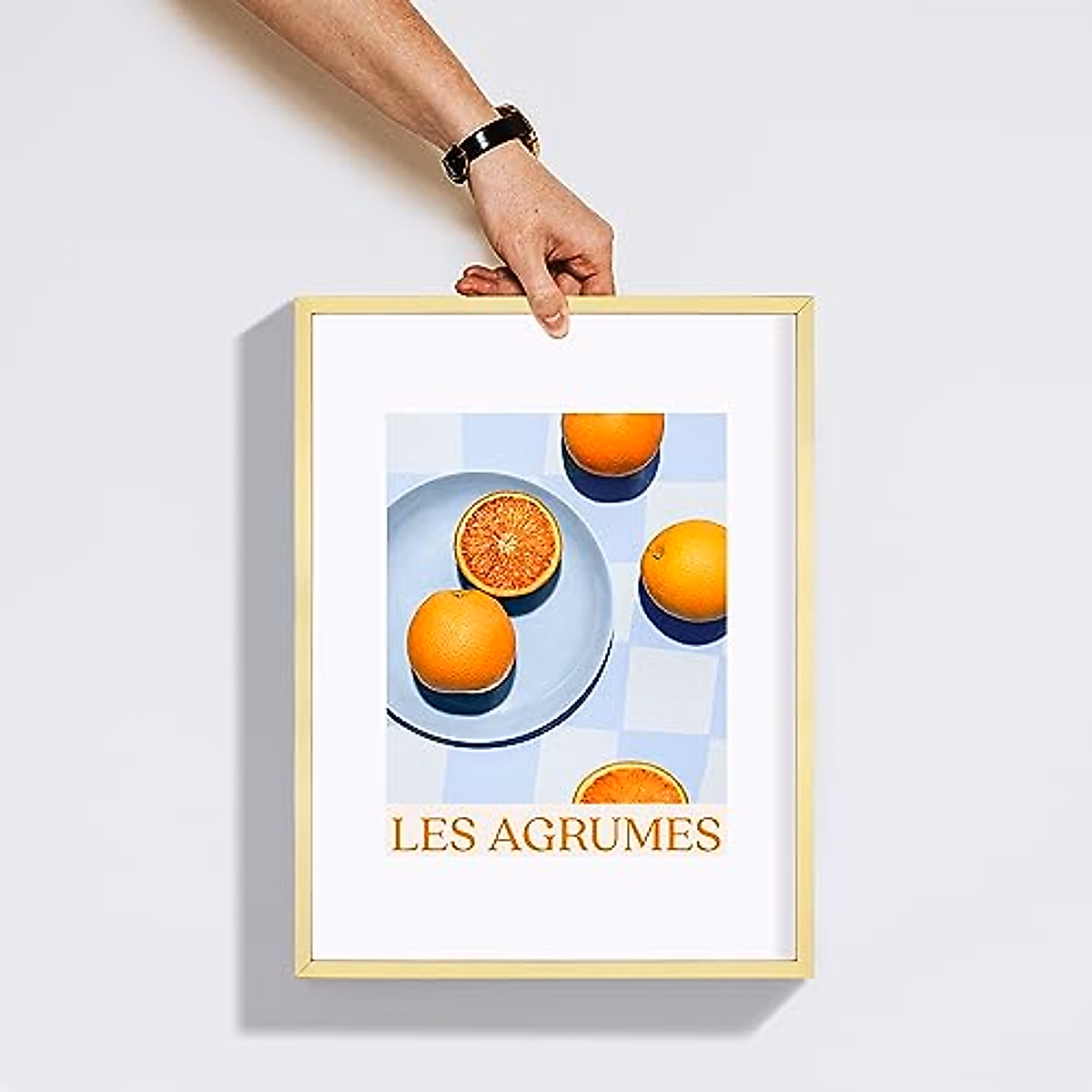 ccdcc 12x16 Aluminum Picture Frame Set of 2, Displays 8.5x11 Picture with Mat or 12 x16 Poster without Mat, Metal Wall Gallery Photo Frame - Gold