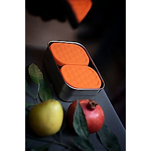 US FIVESTAR Stainless Steel Snack Containers with Silicone Lids Set of 3-Stainless Steel Food Container –Perfect Metal Lunch Snack Container Leakproof Lunch Box Sandwich Containers