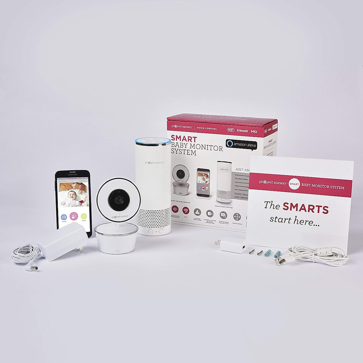 Project Nursery Smart Speaker with Amazon Alexa and Smart Baby Monitor System
