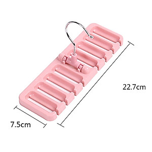 OKOKMALL US--Closet Storage Rack Tie Belt Scarf Organizer Space Saver Rotating Hanger Holder