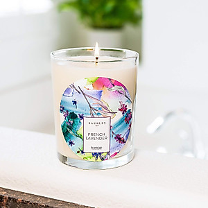 Kate Bissett Baubles White Gardenia Scented Premium Candle and Jewelry with Surprise Ring Inside | 18 oz Large Candle | Made in USA | Parrafin Free | Size 07