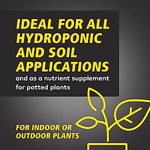 General Hydroponics FloraSeries Hydroponic Nutrient Fertilizer System with FloraMicro, FloraBloom and FloraGro, 1 pt.