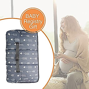 RHYDEER Shopping cart Cover for Baby high Chair Cover, roll in and go, Universal fit, Grey Arrow