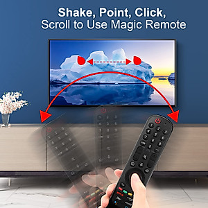 Gvirtue Voice Remote AN-MR21GA for 2021 LG-Magic-Remote, Replacement for LG UHD OLED QNED NanoCell 4K 8K Smart TV, with Pointer and Voice Function