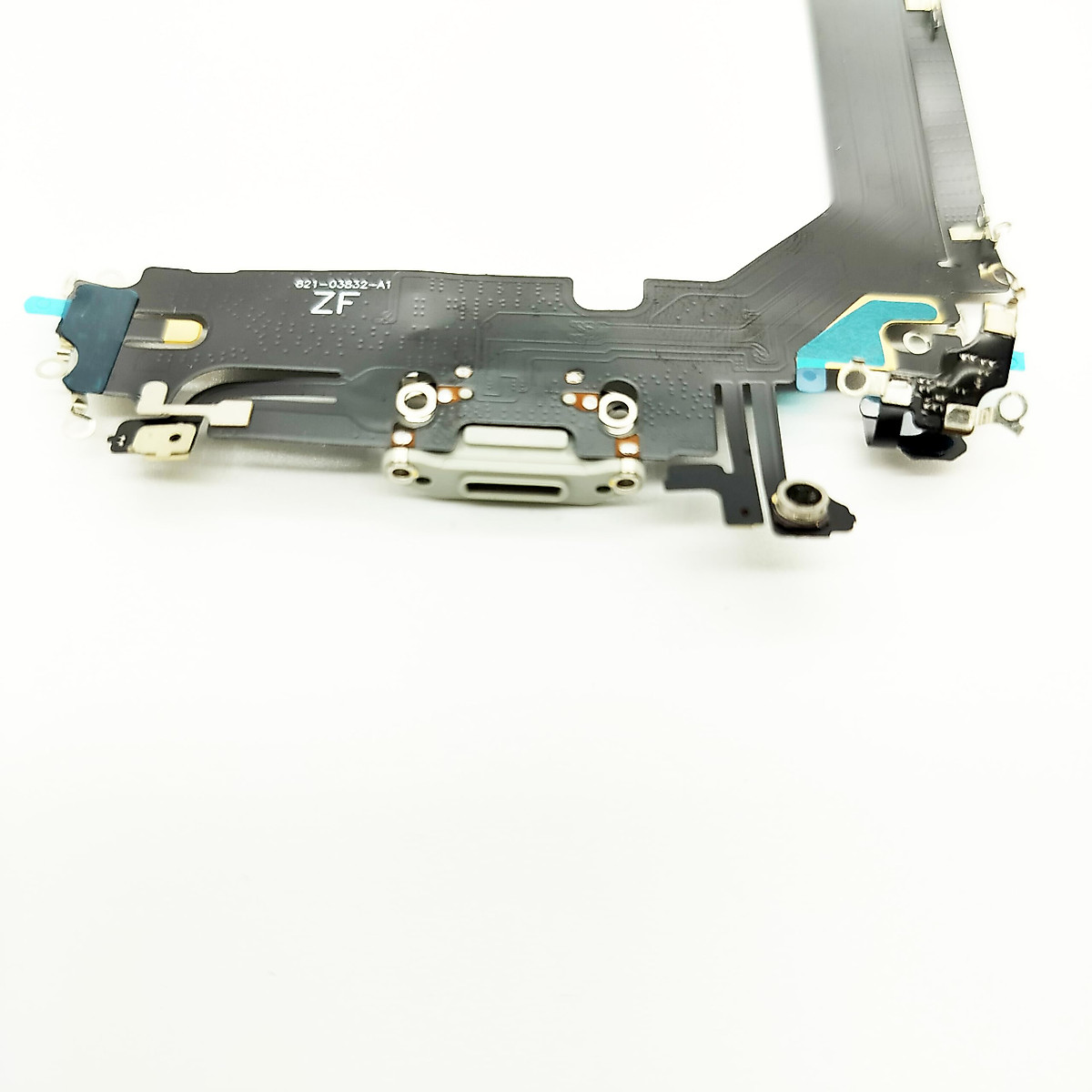 Charging Port Board Dock Connector Flex Cable Replacement Compatible with iPhone 14 Pro Max 6.7inch (White)