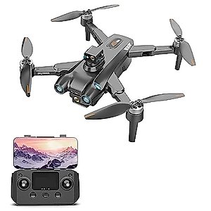 RKSTD Mini Rc Drone, HD Camera, With Obstacle Avoidance Device, Optical Flow Positioning RC Quadcopter, Altitude Hold, Headless Mode, Waypoint Flight, Foldable FPV Rc Drone, Holiday Gift