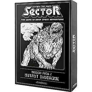 Escape the Dark Sector Board Game Mutant Syndrome MISSION PACK 2 - Confront Gruesome Mutations! Cooperative Sci-Fi Adventure Game for Adults, Ages 14+, 1-4 Players, 45 Min Playtime, Made by Themeborne