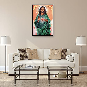 TBIIQKZ Funny Rap Art Print, Cool Music Poster, Celebrity Saint Artwork, Aesthetic Canvas Unframed Poster 12x18inch(30x45cm)