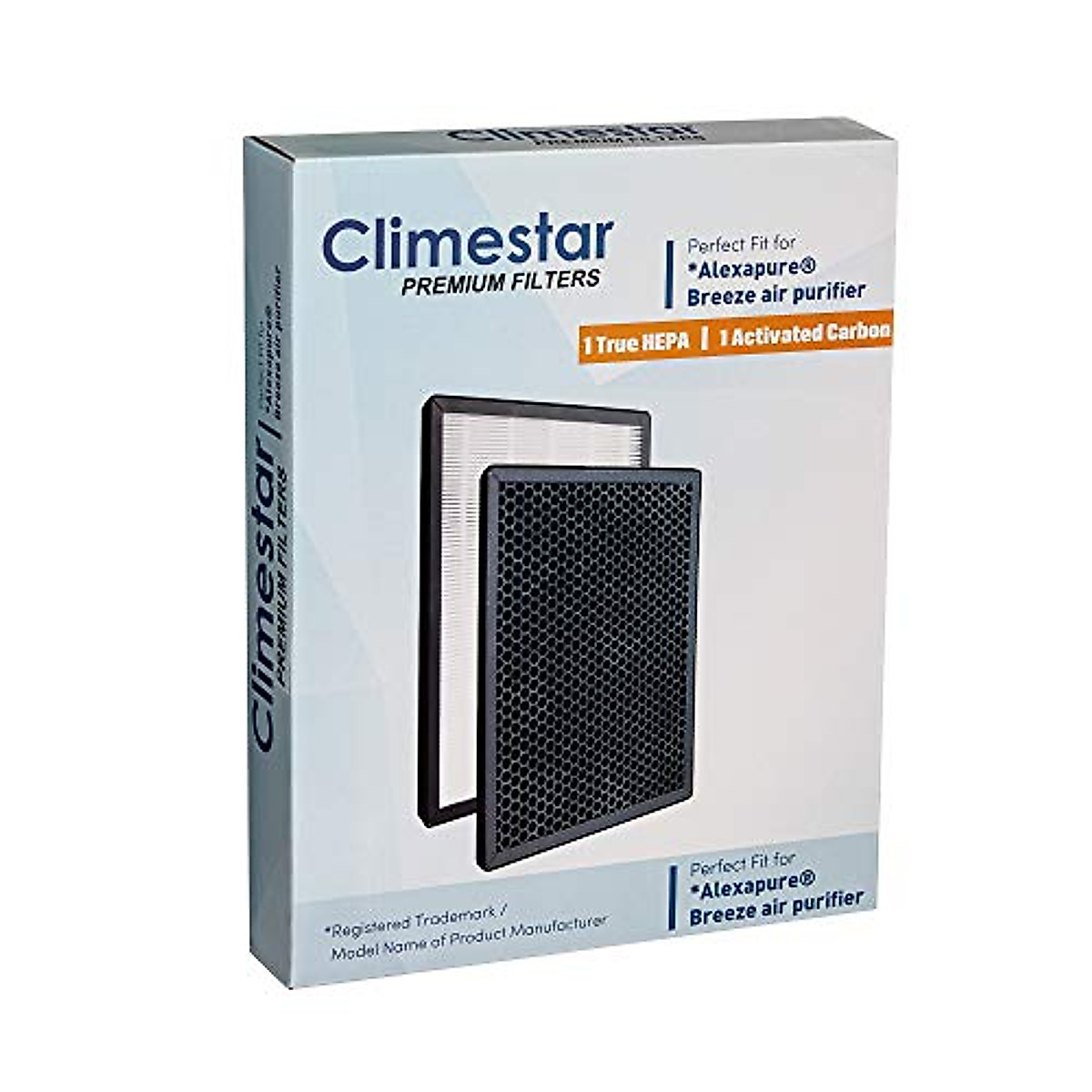 Climestar Premium H13 Grade True HEPA and Pre-Filters Compatible Replacement for Alexapure Breeze Air Purifiers AP-B102 and 3049 filter set