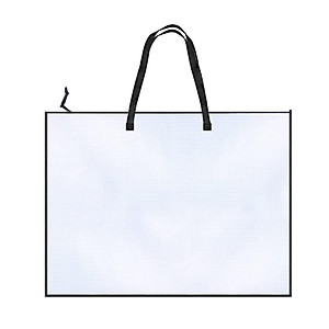 LKIRYUF Project Bag Heavy Duty Poster Bag With Carry Handles Waterproof Artist Carry Bag For Artists