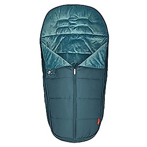 Diono All Weather Stroller Footmuff, Universal Fit from Baby to Toddler with Cozy Super Soft Padding, Weatherproof, Water Resistant Lining, Teal