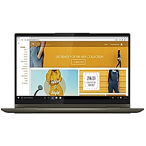 Lenovo - Yoga 7i 2-in-1 14" Touch Screen Laptop - Intel Evo Platform Core i5 - 12GB Memory - 512GB Solid State Drive - Dark Moss