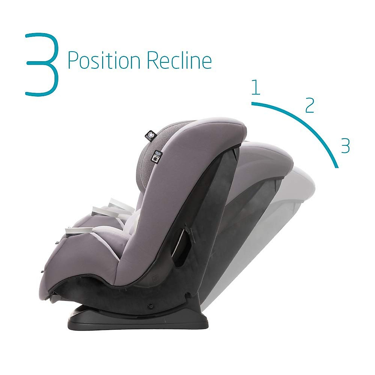 Maxi-Cosi Pria All-in-One Convertible Car Seat, All-in-One Seating System: Rear-Facing, from 4-40 pounds; Forward-Facing to 65 pounds; and up to 100 pounds in Booster Mode, Sonar Grey
