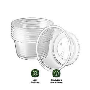 CIAO! 2OZ PP Clear Portion Cup, Lids Sold Separately (Case of 2,500)