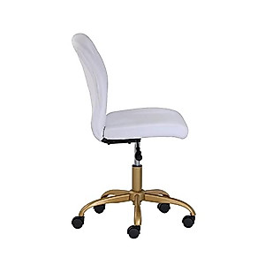 Conference Chairs Leather Office Chair, Multiple Finishes Velvet Plush (D Light Grey)