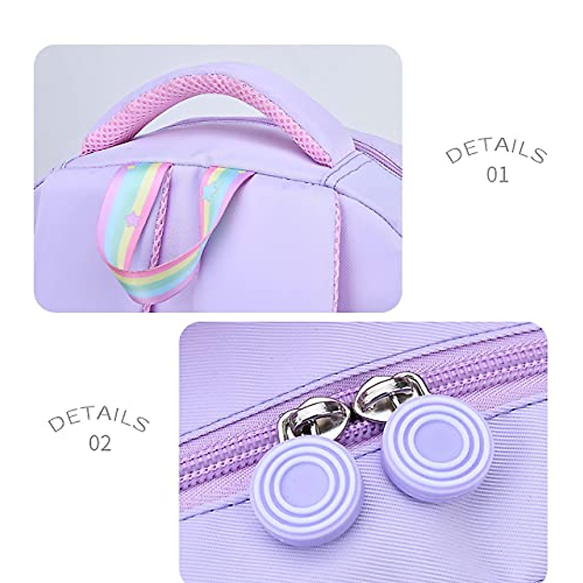 Unicorn Kids Backpack Girls Backpacks Elementary Bookbags School Bags Daypacks Send Pendant