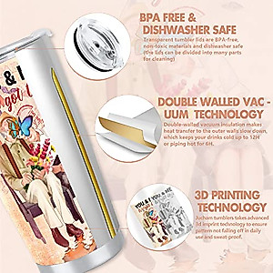 Jucham Father's Day Gifts for Husband, 20oz Stainless Steel Vacuum Insulated Tumbler Travel Coffee Mug - Birthday Day Gifts, Christmas Gifts, Valentine's Day for Men - Dishwasher Safe