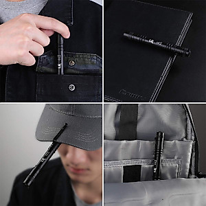 LE LED Pen Flashlights, Lightweight, Mini, Waterproof Pocket Flashlight with Clip, 2 Pack Small Flashlights for Inspection, Work, Emergency