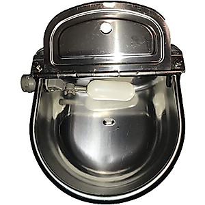 Automatic Farm Grade Stainless Stock Waterer Horse Cattle Goat Sheep Dog Water by RNL RabbitNippLes