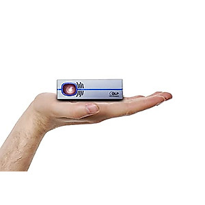 AAXA Technologies P8 Smart LED DLP Mini Projector, WiFi Bluetooth, Android 10.0, Wireless Smartphone Mirroring, USBC & HDMI Input, Built-in Apps, Support 1080p Portable Movie Projector (Renewed)