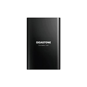 Gigastone 250GB External SSD Read Speed 500MB/s USB 3.2 USB-C External Solid State Drive Portable, 3D NAND Ultra Slim Metal, for PS4 PC Laptop Mac Windows Linux Android Xbox One Smart TV