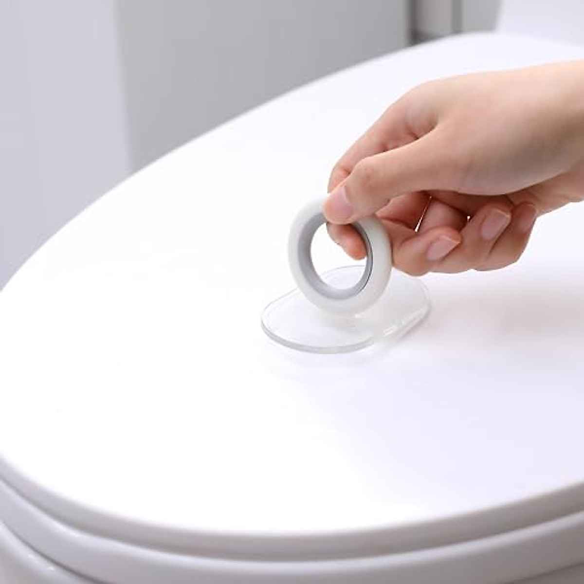 Toilet Lid Lifter Toilet Seat Handle Lid Lifter Handle Toilet Seat Lifter Handle Toilet Lid Cover Toilet Lid Lifting Device Toilets for Bathrooms Toilet Lid Carrying Handle Set(clear)