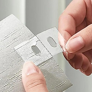 Vertical Blind Repair Tabs for Vertical Blinds Replacement Slats, Clear Blind Fixer Tabs Snap in Replacement, Vertical Slats Blind Replacement Parts Panels