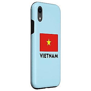 iPhone XR Vietnam Flag Red Yellow Case