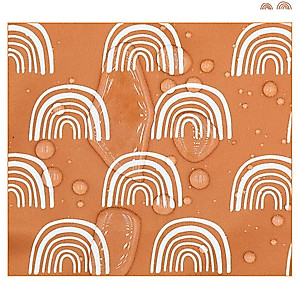 MOMIGO Wet Dry Bags for Baby Cloth Diapers - 2 Pack Reusable, Washable for Baby Stroller, Diaper Bag, Breast Pump Parts, Travel Bags, Gym Bag with 2 Pockets (Sun)