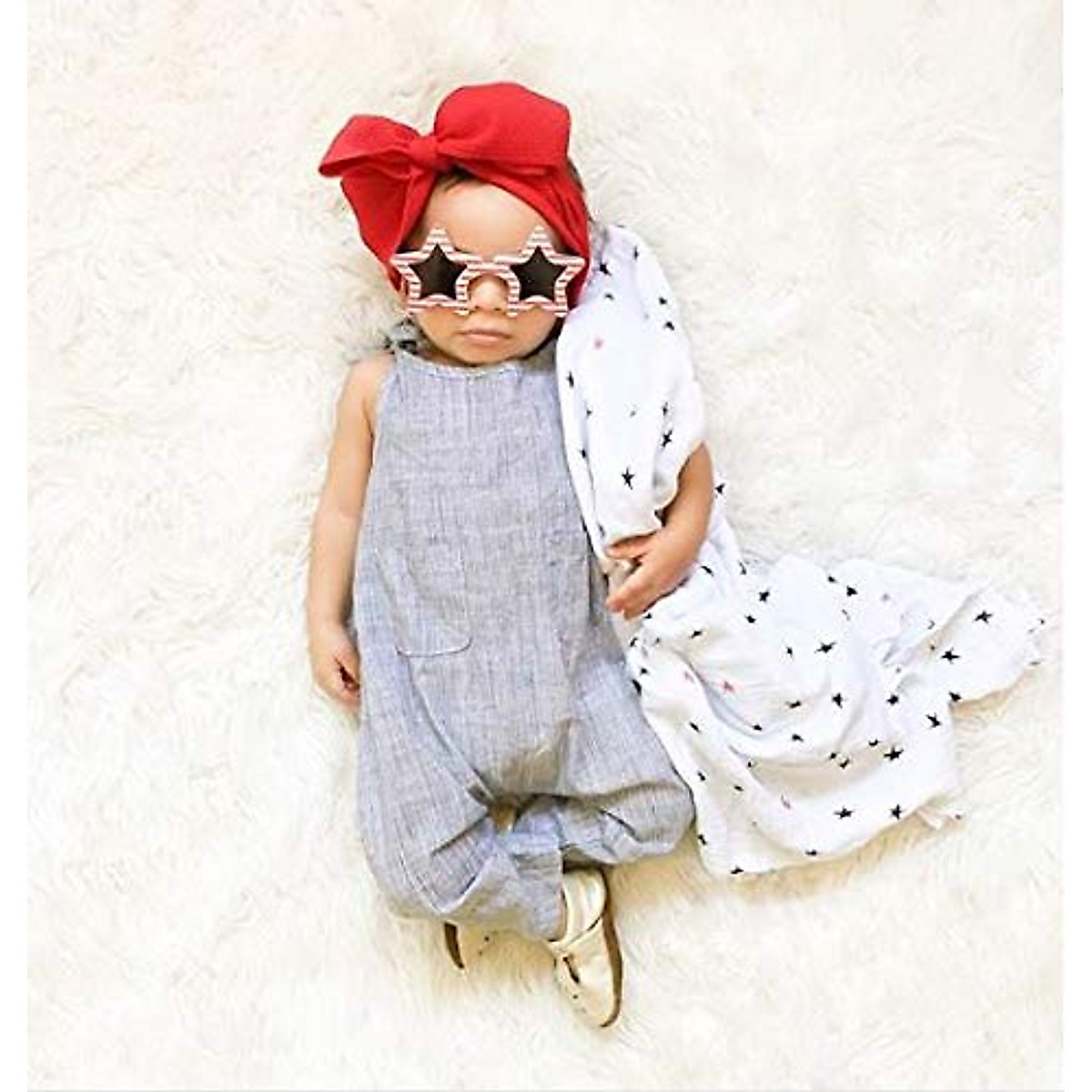 Muslin Swaddle Blanket 100% Soft Muslin Cotton 3 Pack 47"x 47" (Hot Pink)