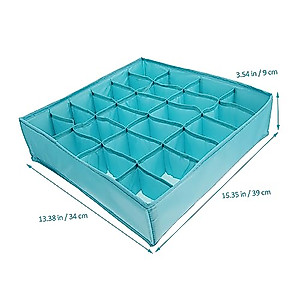 Alipis 1pc Box Underwear Storage Box Underwire Bra Necktie Organizer Clothes Drawers Sock Organizer Box Plastic Bra Storage Drawer Organizer Divider Multi-grid Box Clothing Storage Case