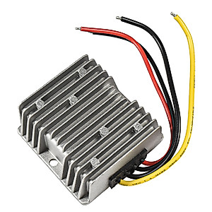 HQRP DC-DC Step Down Converter 24V to 12V 20A 240W Power Supply Adapter Compatible with Golf Cart Club Car, LED Strip Light, Motor, Dashcam, Car Truck, Vehicle, Camera Waterproof Voltage Regulator