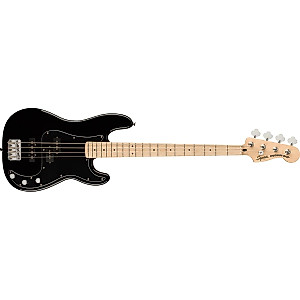 Squier Affinity Series Precision Bass, Black, Maple Fingerboard