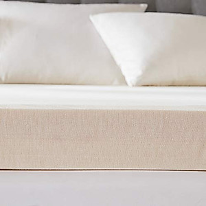 Sleep Philosophy Gel Infused Memory Foam Mattress Topper Luxurious All Season Enhanced Bed Support, Twin(4" Thick), Removable 3M Cover Scotchgard Moisture Wicking Cover