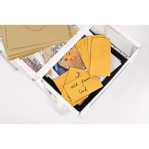 ValBox No.1 Coin Envelopes 2.25x 3.5 Small Parts Envelope with Gummed Flap for Home, Garden or Office Use, Brown Kraft Seed Envelopes 1000 per Box