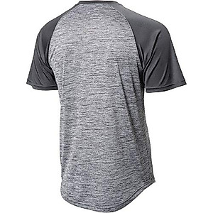EvoShield Adult E304 Performance Pullover Tech Tee - Charcoal, X-Large