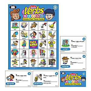 Super Duper Publications | Say & Do Verbs Bingo Game | Action Words | Educational Learning Resource for Children