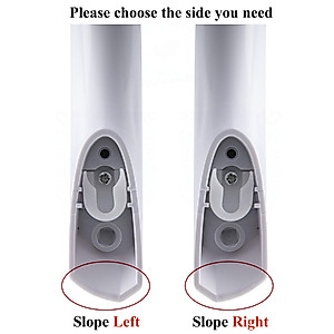 Lifetime Appliance Parts Upgraded Single Door Handle Compatible with Frigidaire Refrigerator - 5304506469, 5304504507, 5304486359, 242059501, 242059504 (Slope Left)