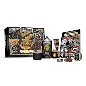 The Army Painter Dungeons and Dragons Starter Terrain Paint Set with 5 Terrain Paints, 1 Spray, Basing Materials - Gamemaster (Dungeons & Caverns Terrain Paint Starter Set)