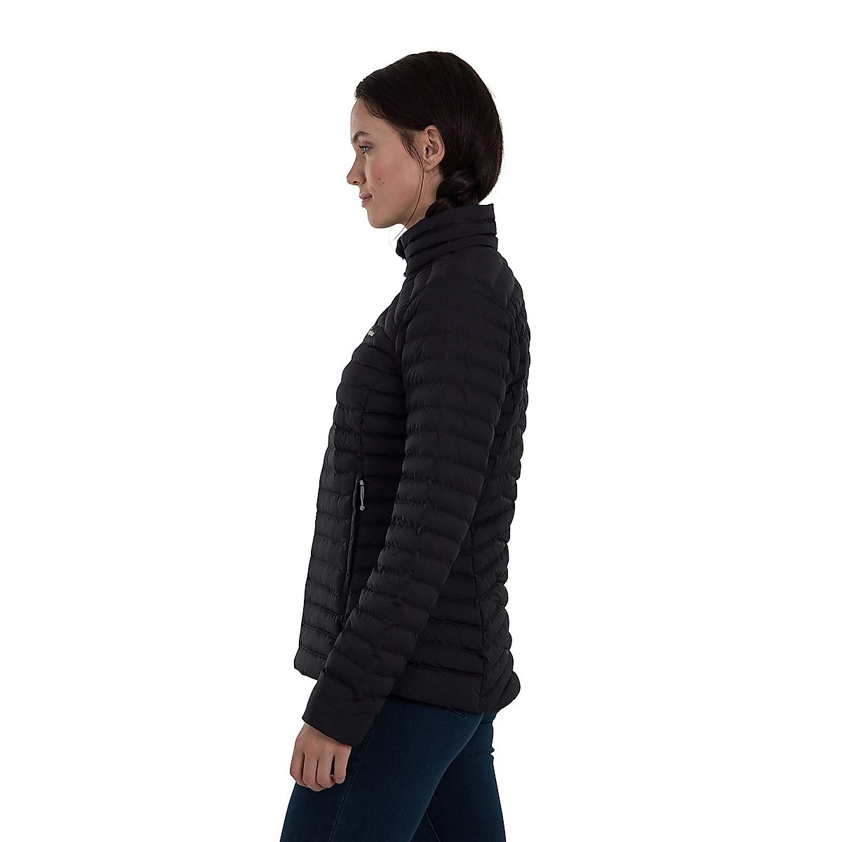 Berghaus Women's Standard Puffer Insulated Jacket Water Repellent Nula, Non-Hooded Jet Black