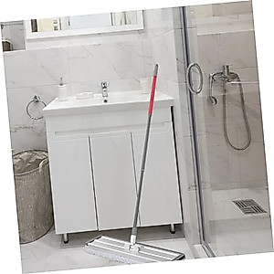 COLLBATH Mop Stick Mop Pole Replacement Extendable Mop Pole Mop Handle Replacements Mop Replacement Handle Commercial Mop Household Mop Pole Mop Rod Replacement Metal Broom Rods Iron