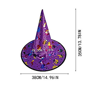 Classic Hat Halloween Bronzing Ball Party Dress Hat Women's Magic Hat Up Makeup Supplies Baseball Caps Title Boxing Hats Purple
