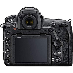 Nikon D850 DSLR Camera (Body Only) (1585) + 64GB Memory Card + Case + Corel Software + 2 x EN-EL 15 Battery + LED Light + HDMI Cable + Cleaning Set + Flex Tripod + More (International Model) (Renewed)