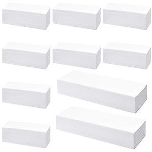Maitys 1000 Pieces Non-woven Wax Strips Hair Removal Wax Strips Body Facial Hair Removal Tools for Women and Men Hair Removal Use, 2 Sizes
